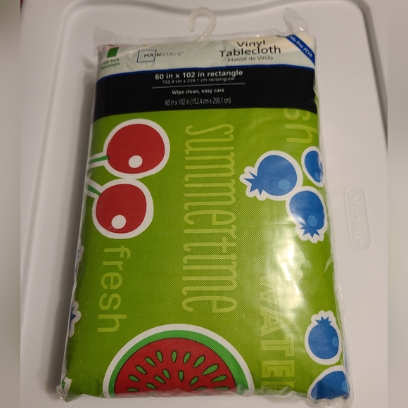 Mainstays | Dining | Mainstays Vinyl Tablecloth Summertime Theme 6x02 ...